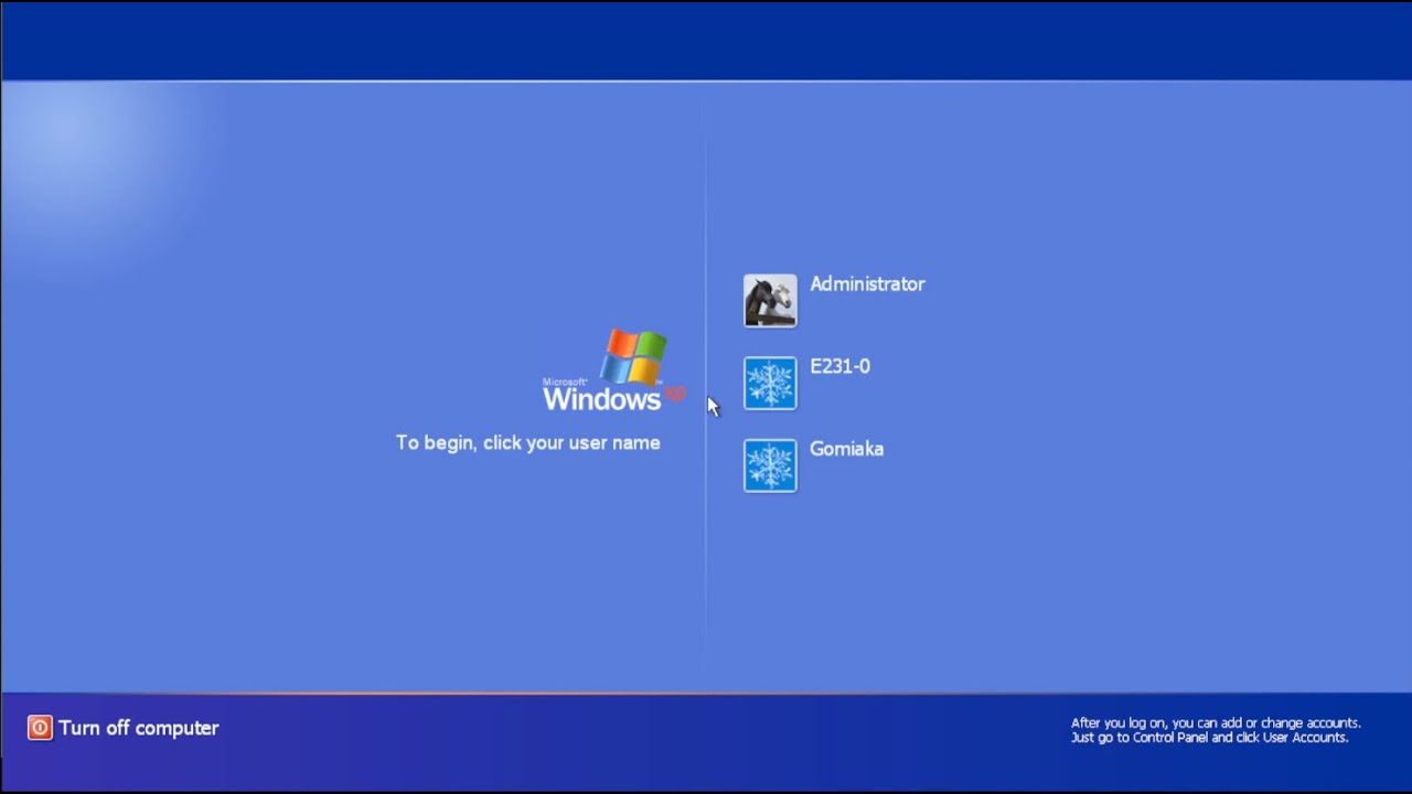 (ロック画面のロゴに注目)Windows XP Build 2474をなぜかセーフモードで動かすだけの動画 - YouTube