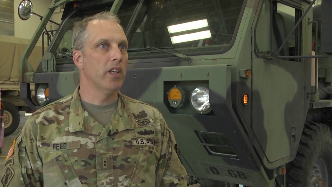 CW2 Reed Maintenance Facility Ribbon Cutting Interview - YouTube