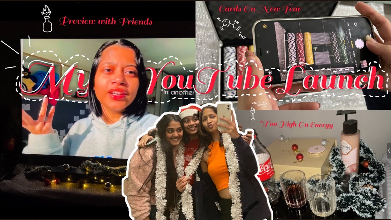 Vlog 23 : My YouTube Channel Launch Premiere With Friends - YouTube