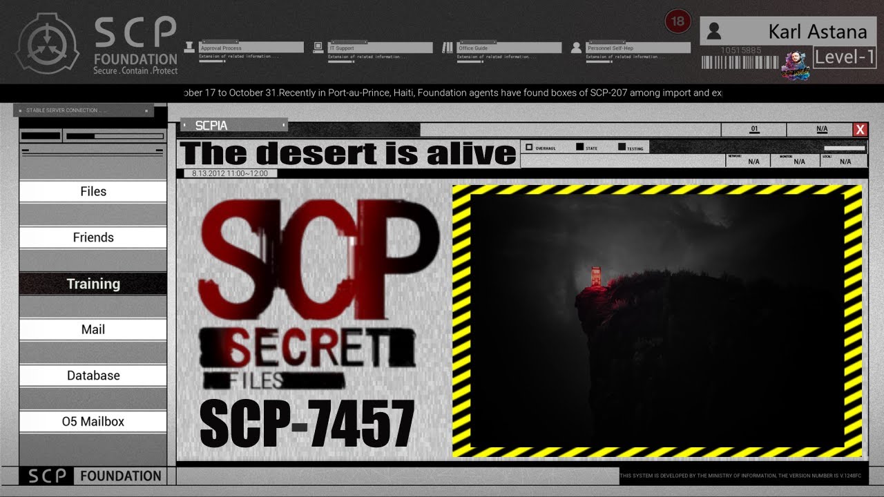 The desert is alive, SCP Secret Files, SCP 7457 - YouTube