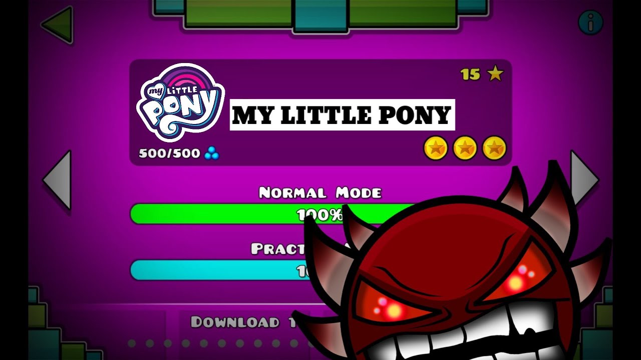 MY LITTLE PONY GEOMETRY DASH - YouTube