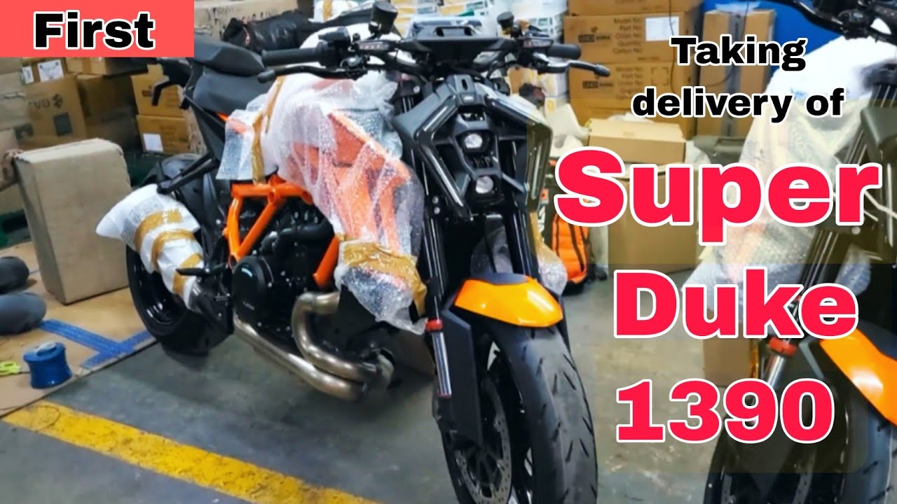 KTM Super Duke 1390 | First video from factory in india #superduke1390 ...