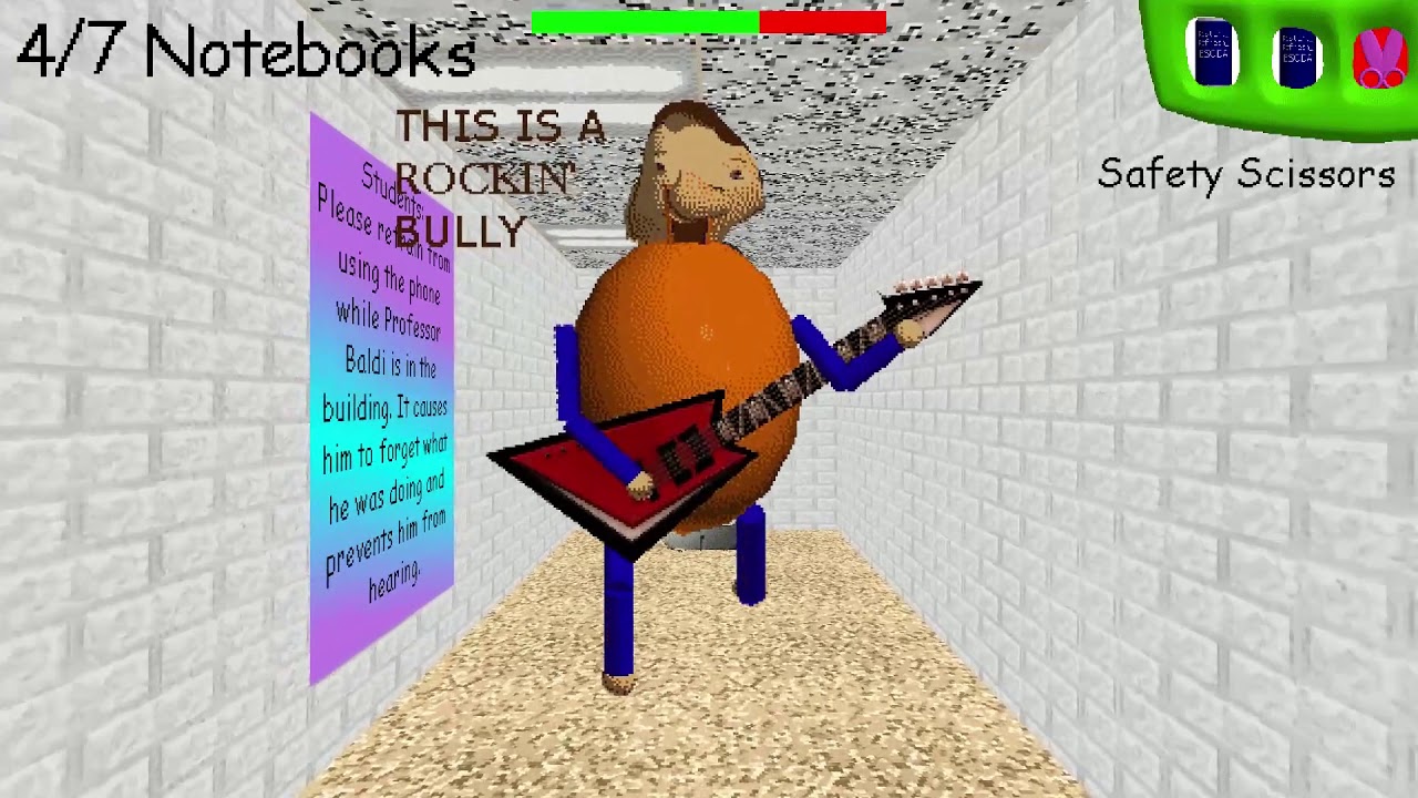 Baldi's Basics Like Guitar Rock NEW UPDATE! (With The Catherdal Remix ...