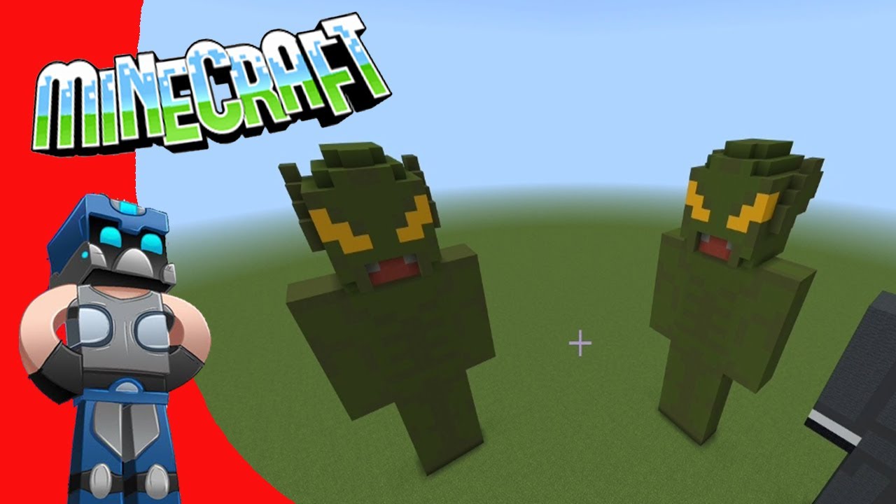 Minecraft: Como hacer Duende verde Skin Tutorial - YouTube