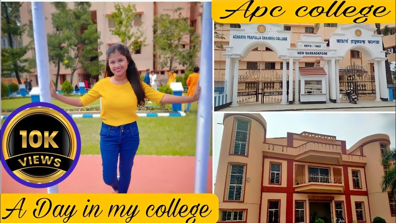 A Day in my College|College life| Apc college|Acharya prafulla chandra ...