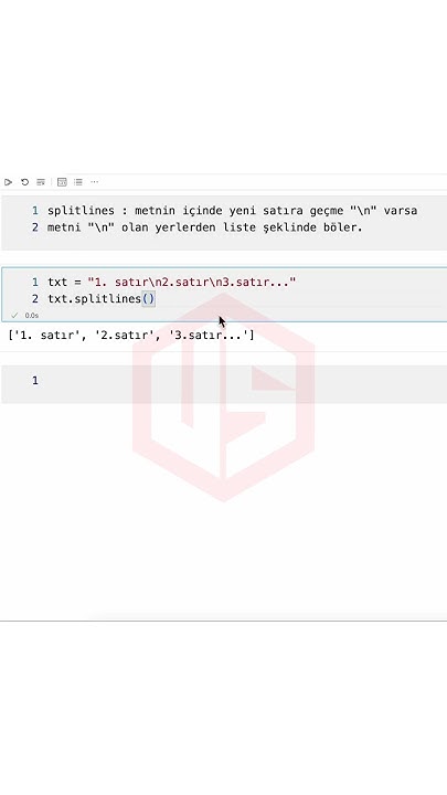 Python String Metotları Splitlines Python String İşlemleri Coding Programming Python Youtube