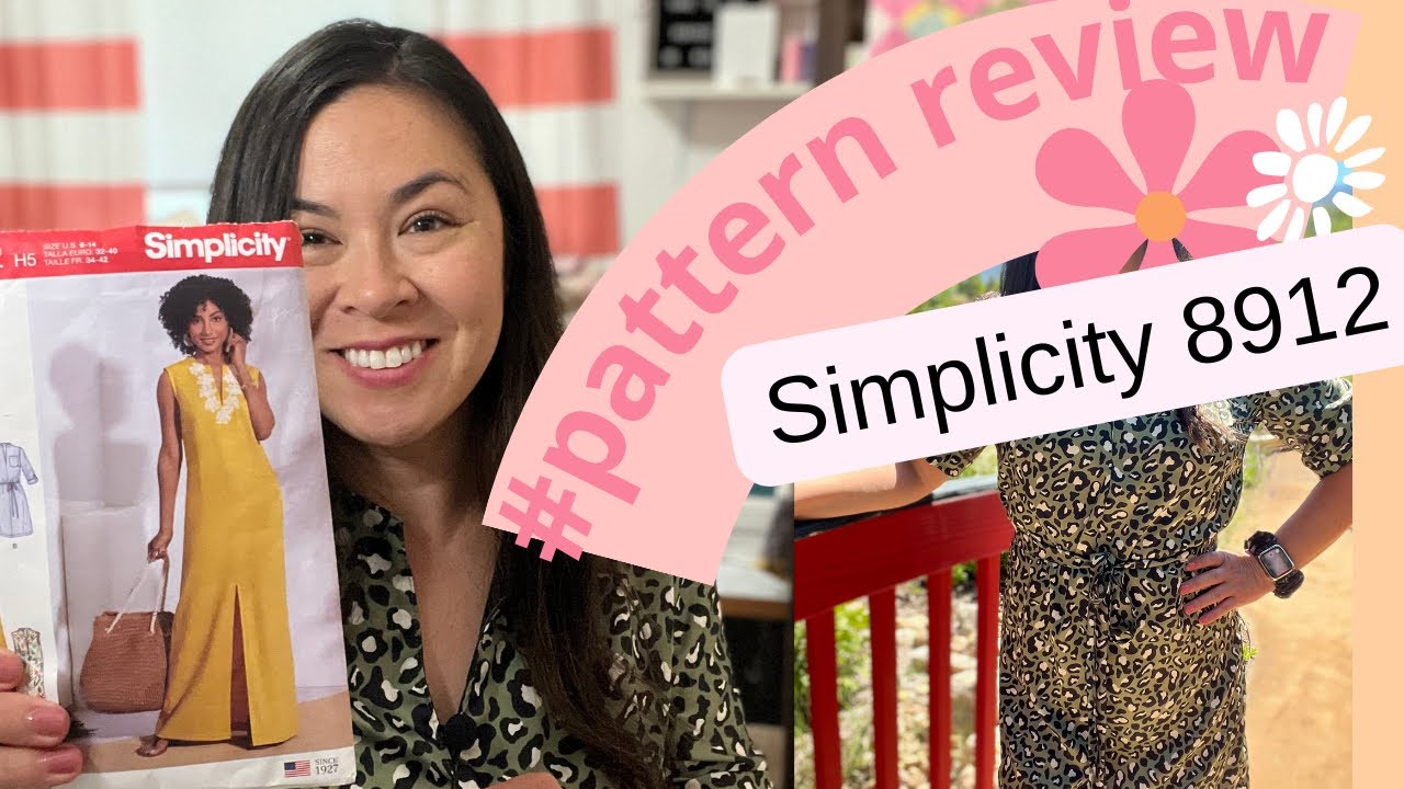 SIMPLICITY PATTERN REVIEW 8912 - YouTube