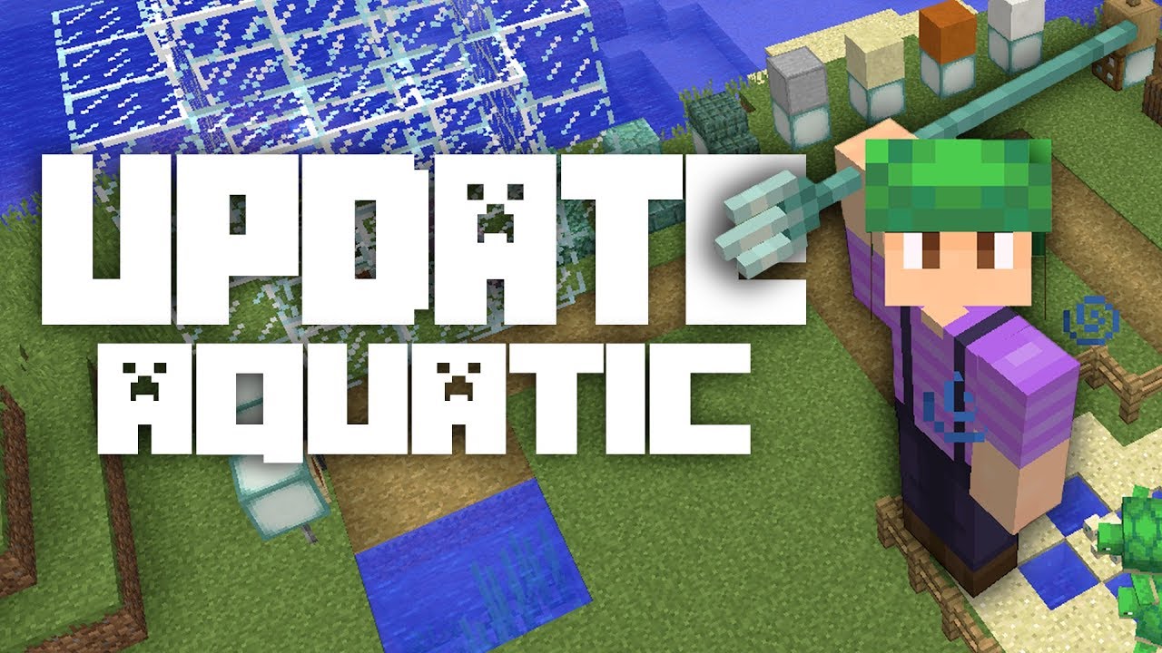 Minecraft: Update Aquatic - Snapshot 18w07c - YouTube