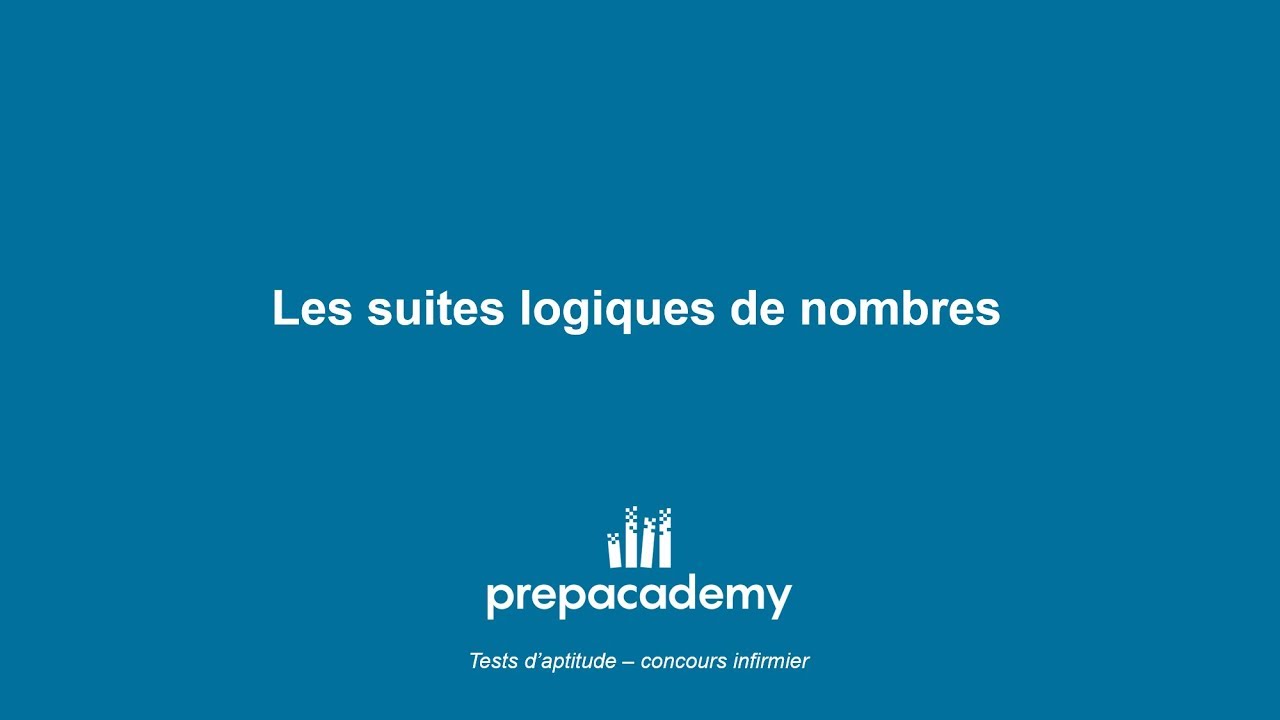 Les suites logiques de nombres - YouTube