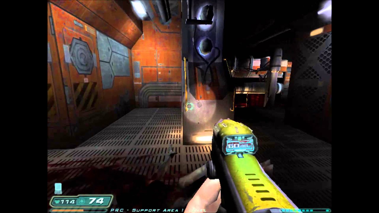 Lets Play Doom 3- (10) Flamethrower Death-a-palooza - YouTube