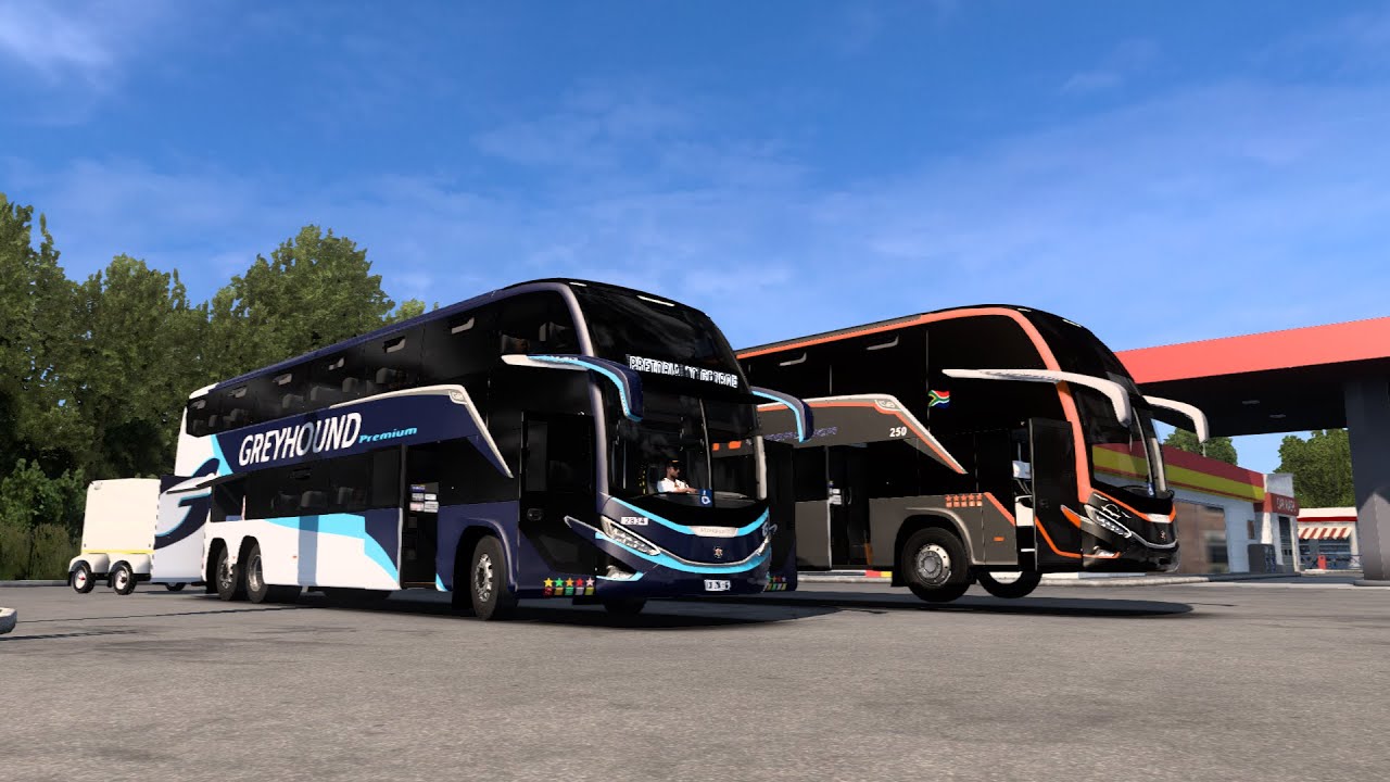 INTERCAPE & GREYHOUND BUSES - YouTube