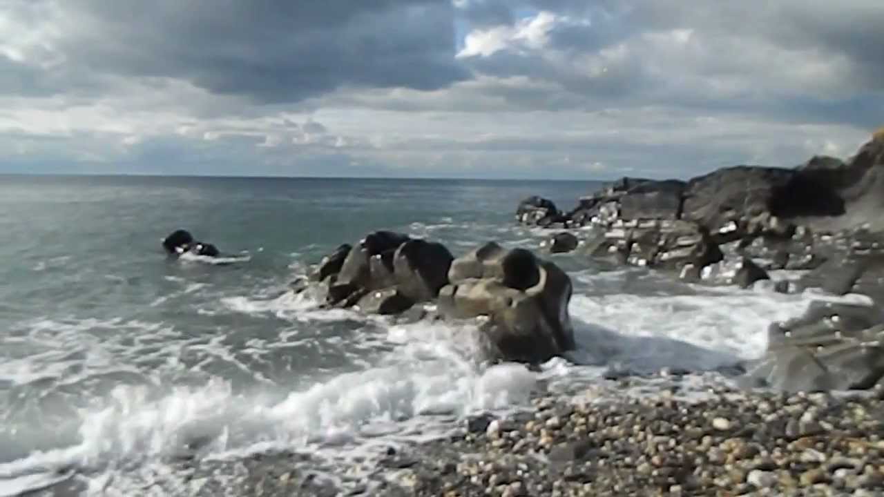 Beach at The Lhen North Western Coast of Isle of Man - YouTube