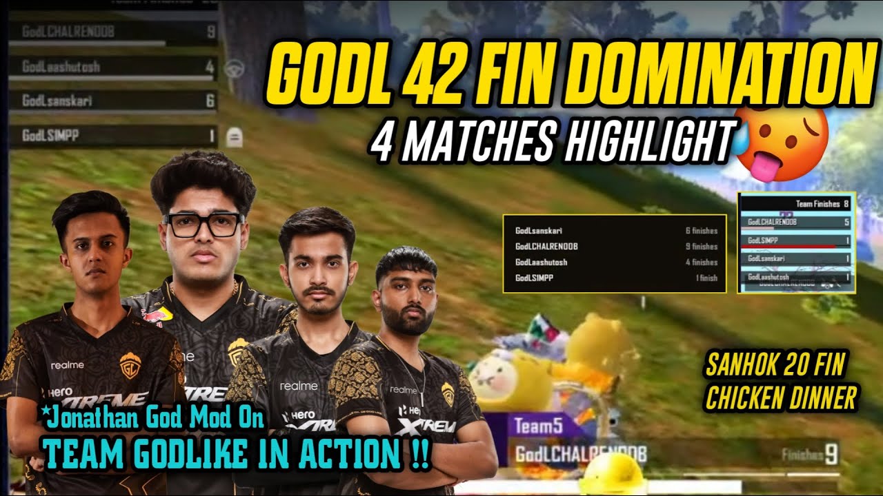 Godlike On fire 🥵🔥 | 42 Finishes Domination 🔥🔥 | Jonny On mission ...
