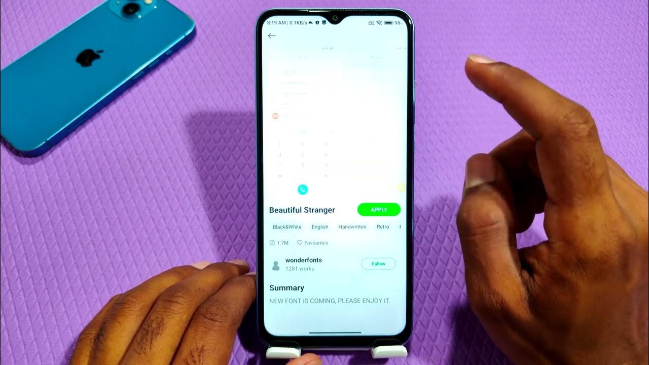 Font style in Redmi A2 , how to change font style in Redmi A2 , Redmi A2 font style setting ...