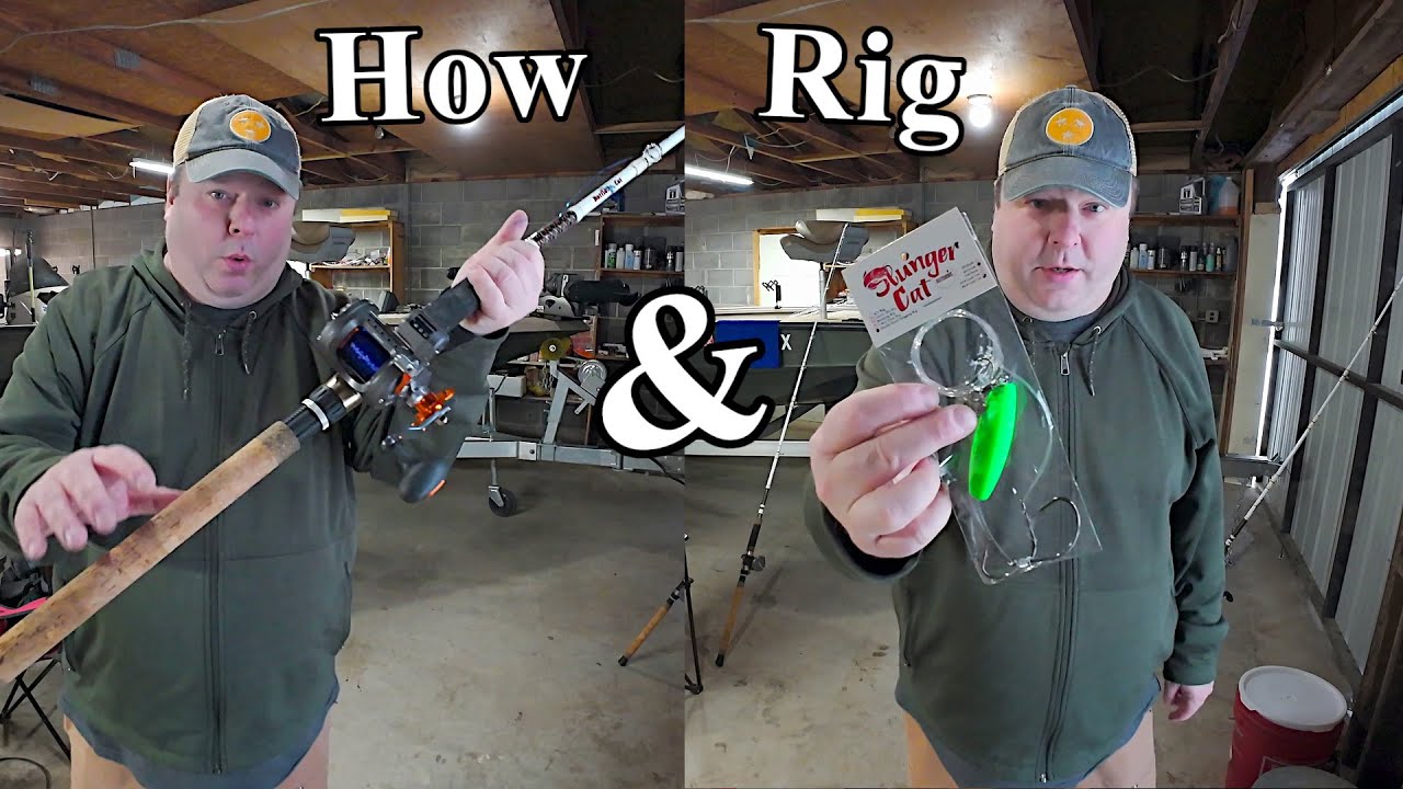 Spooling Line On Trophy Catfish Combo And Double Hook Drag Rig!!! - YouTube