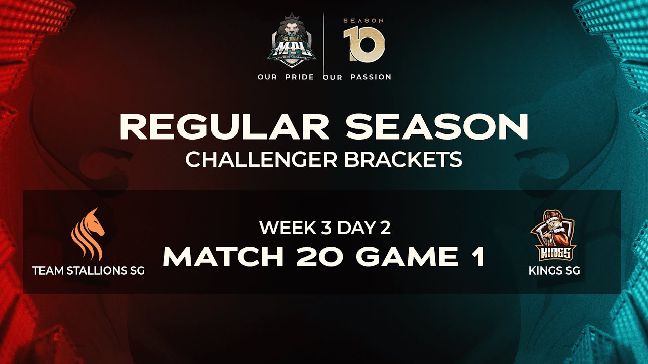 MPL SG S10 - TEAM STALLIONS SG VS KINGS SG - Match 20 Game 1 - YouTube