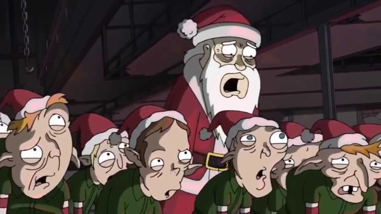Family Guy - Stewie Griffin Finally Meets Santa - YouTube