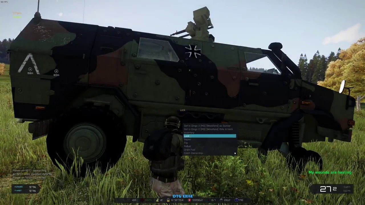 Arma 3 Exile How to tame a dingo - YouTube