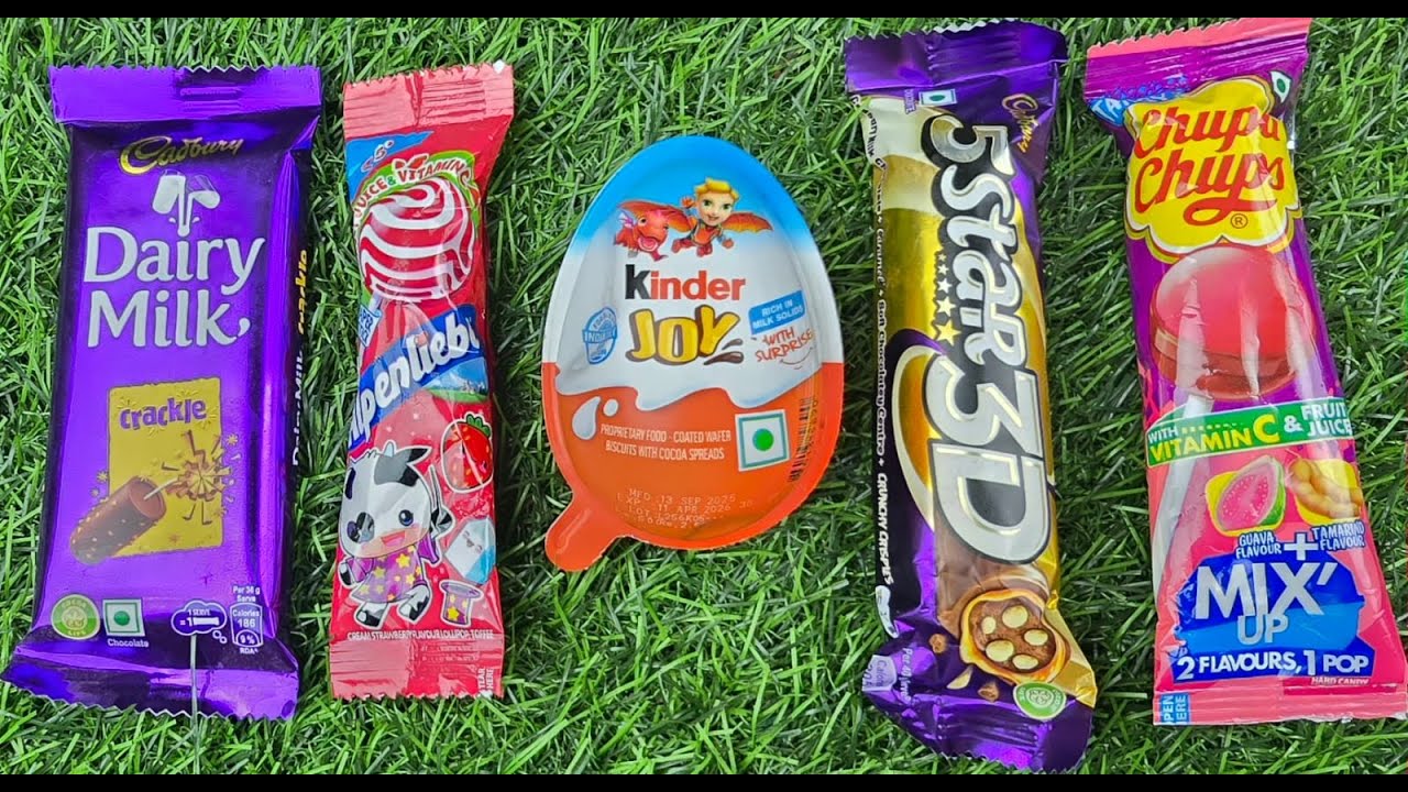 Satisfying Video ASMR Chocolate Candy Lollipop Unboxing Video ASMR ...