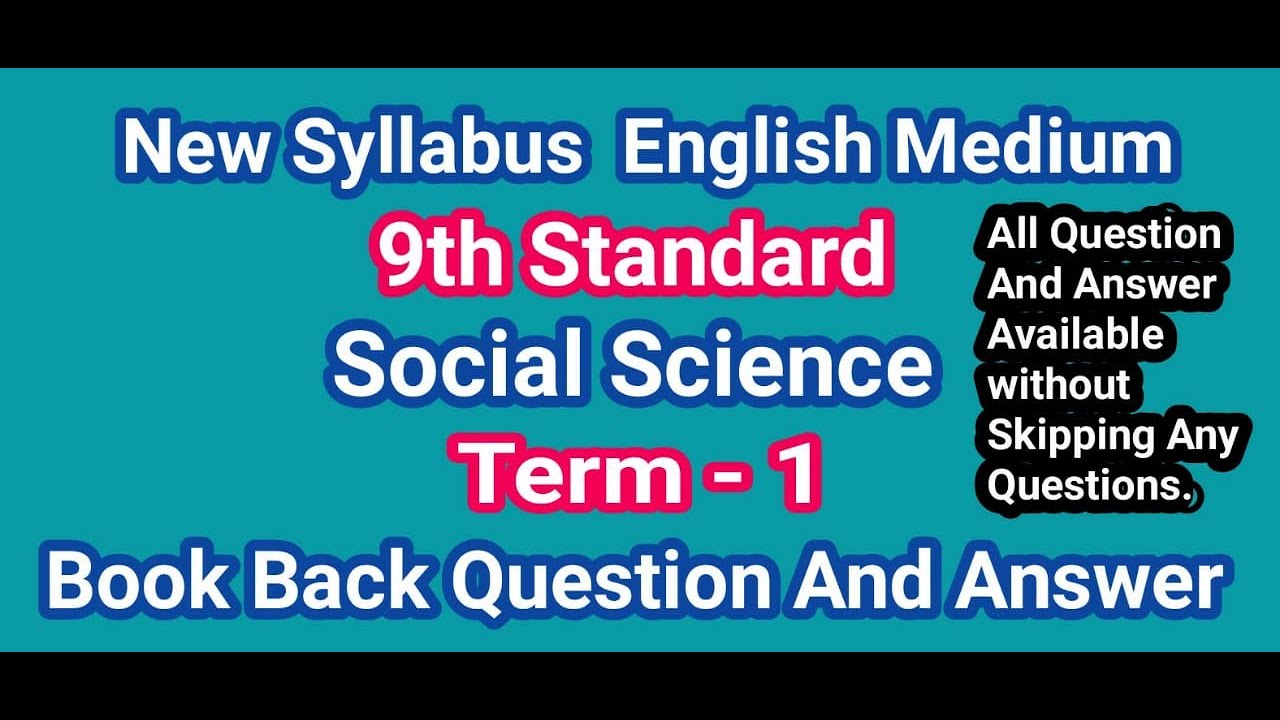 9th Std Social Science Book Back Question And Answer Term 1 YouTube 9th-std-social-science-book-back-question-and-answer-term-1-youtube