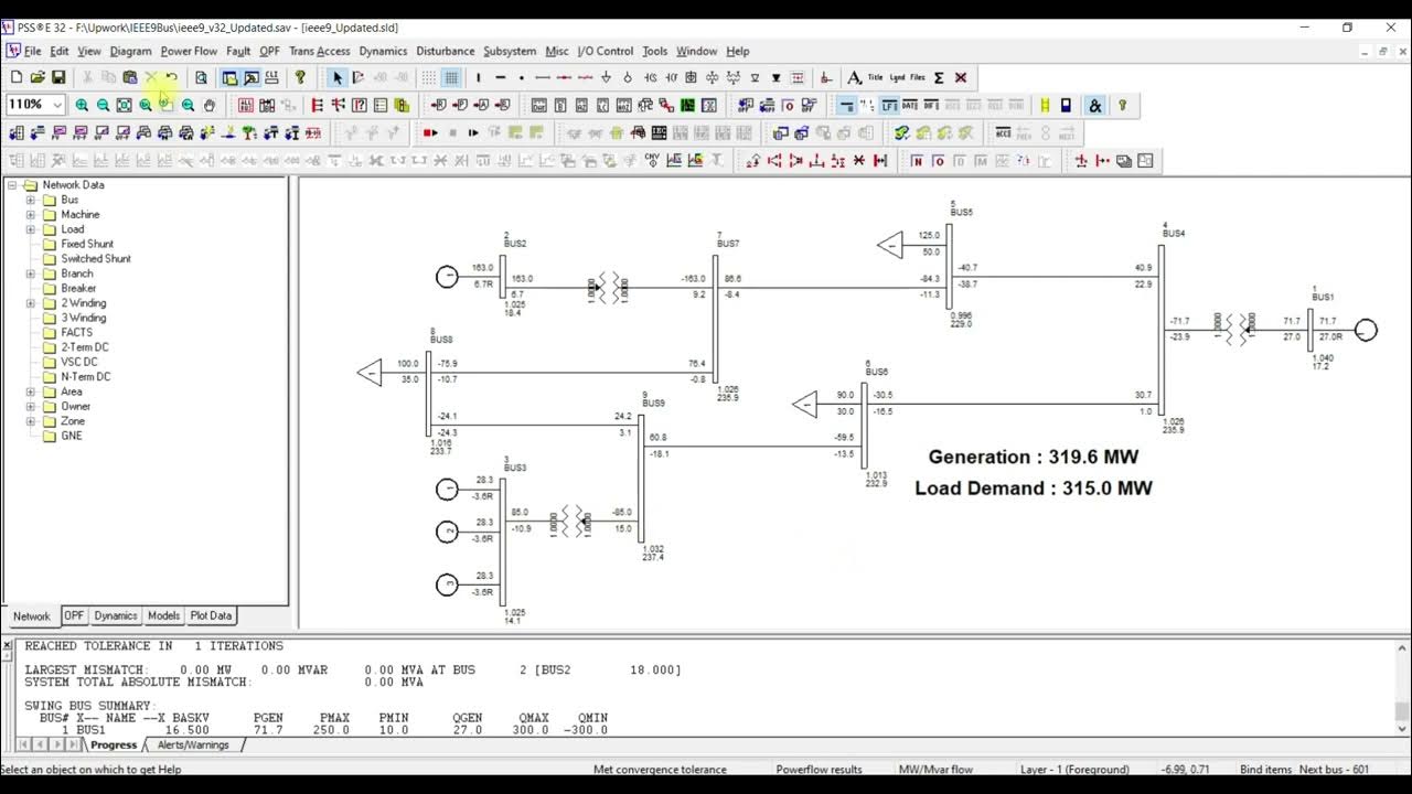 Basic Power System Analysis Using Psse Session 8 Part I Youtube