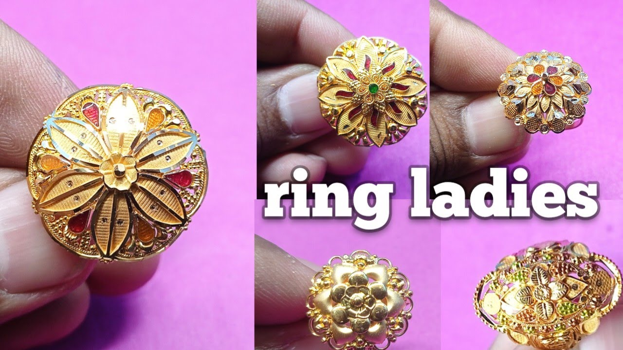Beautiful Gold Ring Design For Girls//Gold Ring Design//Gold Ring ...