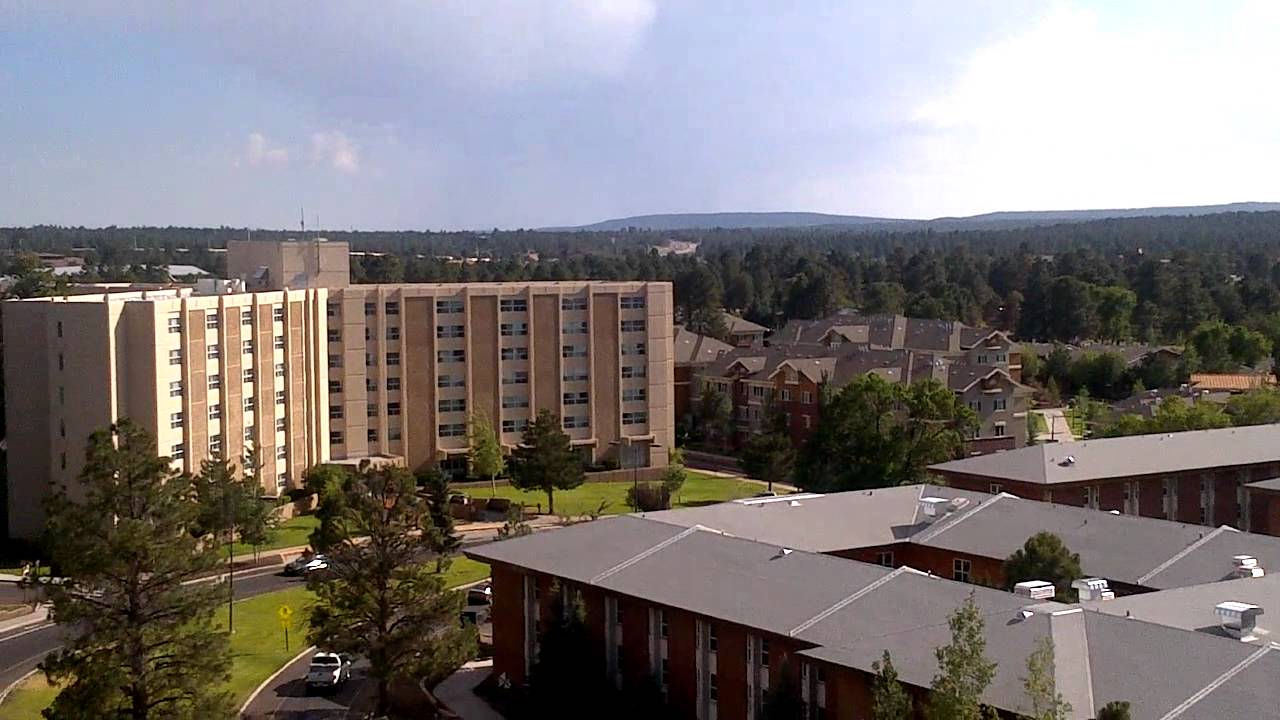 180* view on the top of Sechrist Hall at Northern Arizona University ...