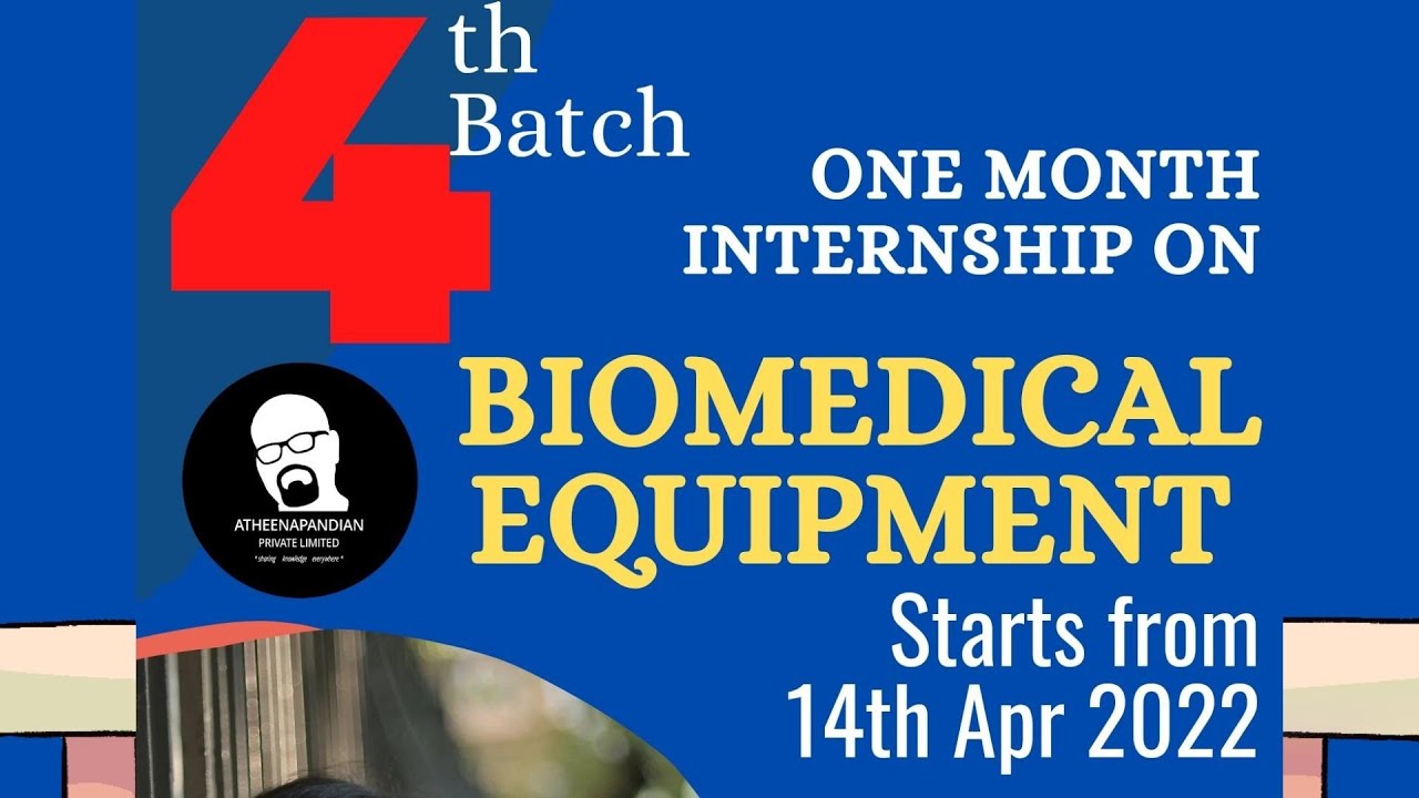 One Month Internship for Biomedical Engineers, #biomedical #engineering ...