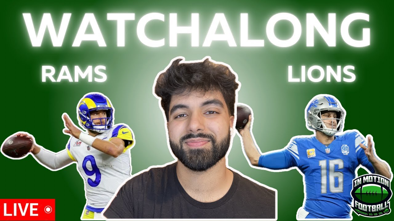 Rams 20 - Lions 26 Watchalong/ Week 1 Recap Interactive Livestream ...