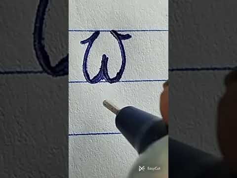 How to write W beautifully in different fonts 😎☺️#handwritingstyles # ...