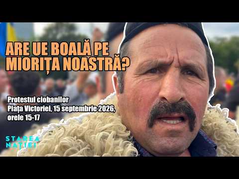 Starea Nației: Oierii vs. Sistemul. Protest în centrul Bucureștiului.