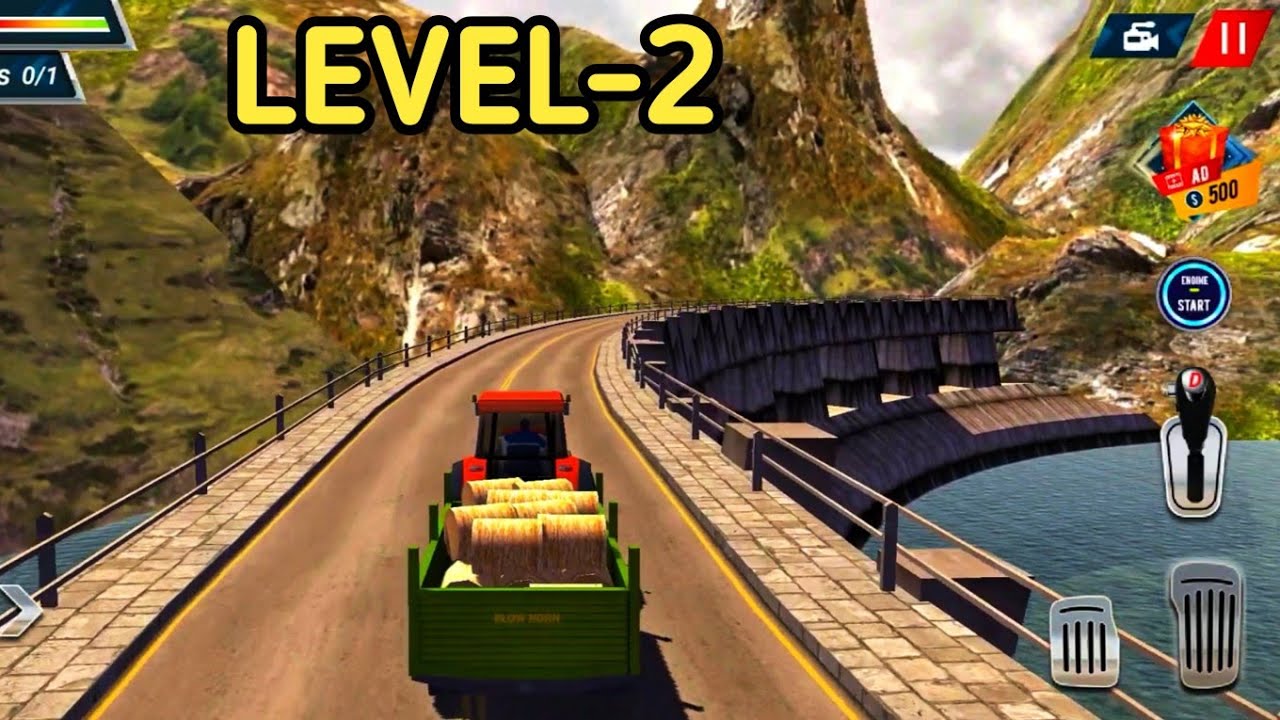 Farming Simulator 2018 | Off-road Tractor driving gameplay level -2 ...
