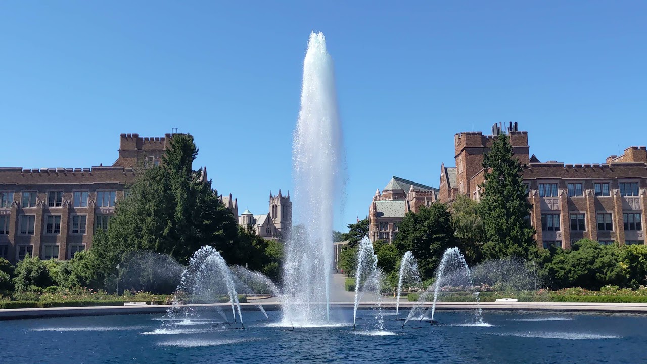 【4K UHD】Drumheller Fountain at the University of Washington - YouTube
