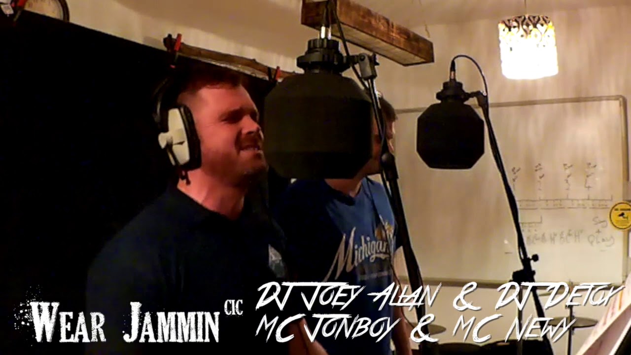 Wear Jammin Studio - DJ Joey Allen & DJ Detox MC Jonboy & MC Newy - YouTube