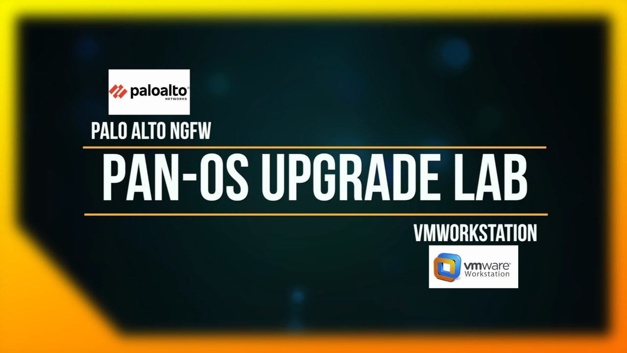 PAN-OS upgrade lab - YouTube