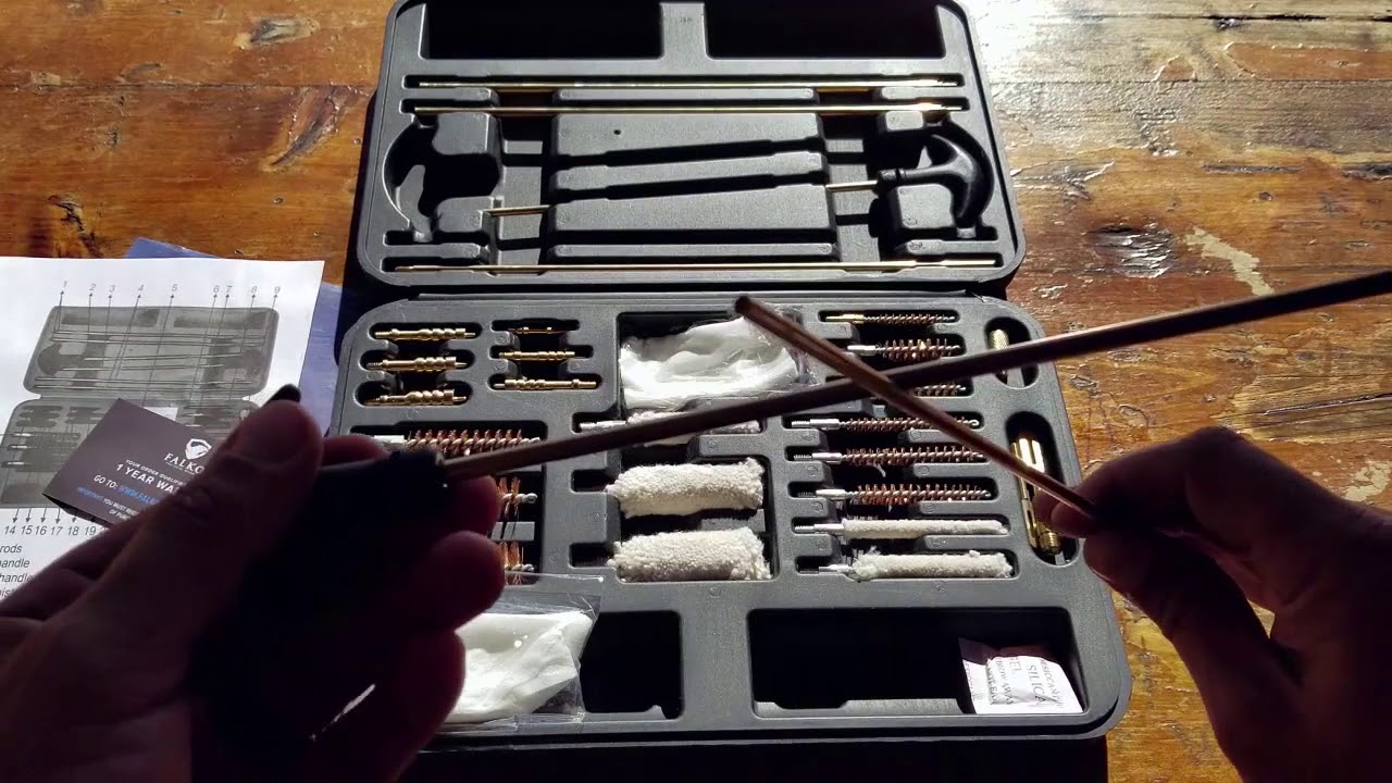 Falko Universal Gun Cleaning Kit Review and Unboxing - YouTube