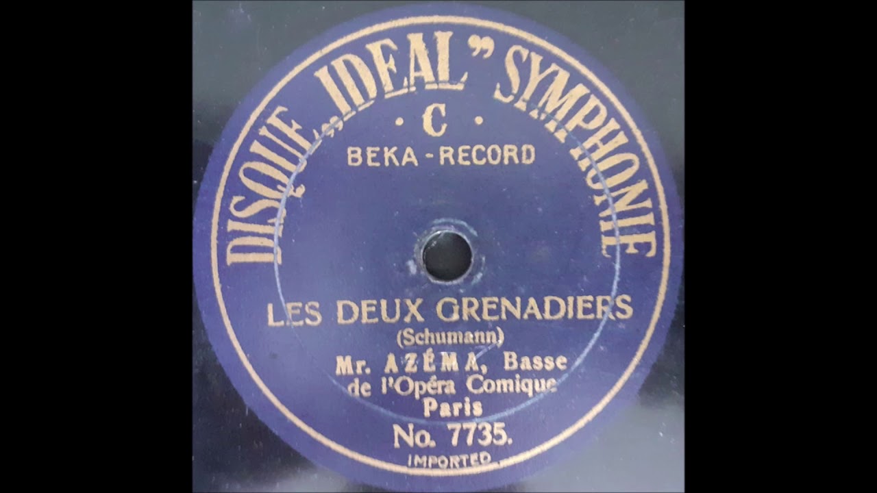 Louis Azema - Les deux grenadiers - YouTube