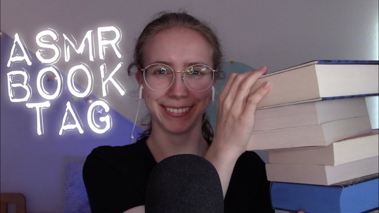 The ASMR book tag 📘 (whispering, book tapping, paper sounds, ...) - YouTube
