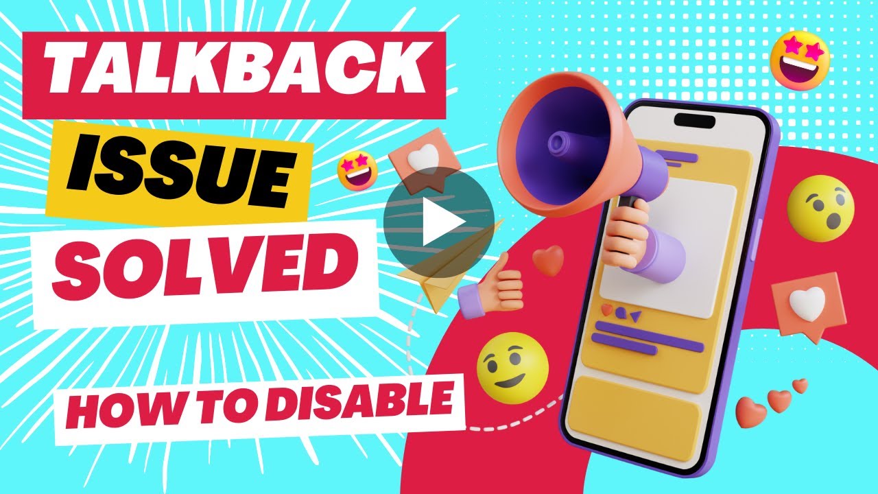 TalKback Problem Fixed - How to disable talkback in android - YouTube