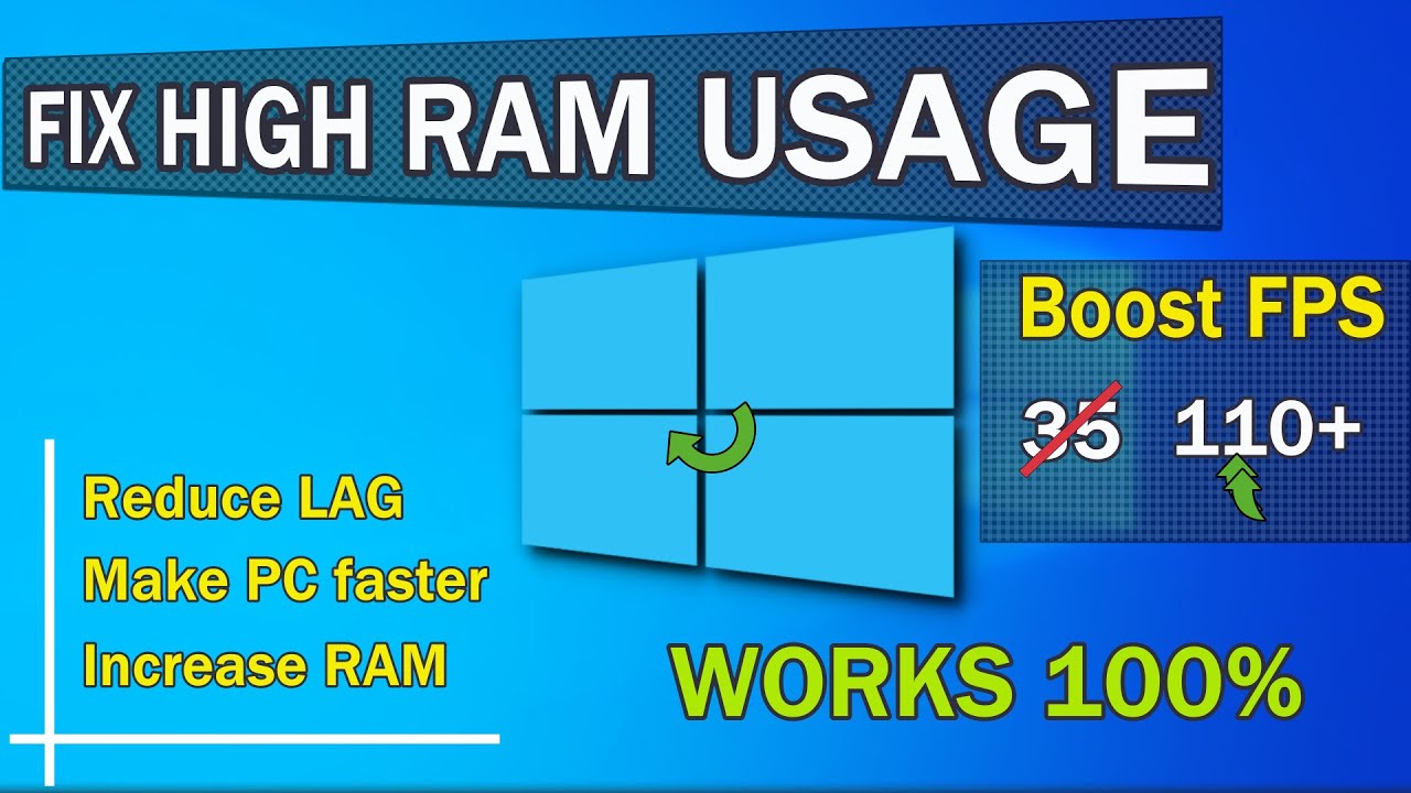 Fix High RAM Usage in windows 10| Easy Method (2020) - YouTube