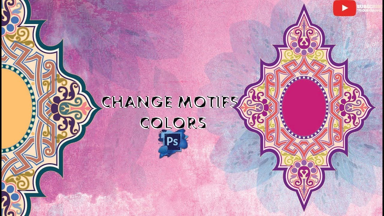 How To Select And Change Motifs Colors In Photoshop YouTube How To Select And Change Motifs Colors In Photoshop YouTube