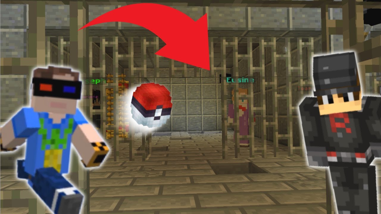 Battling Team Rocket Prison Guards | PokeFind Minecraft Adventures S:2 ...