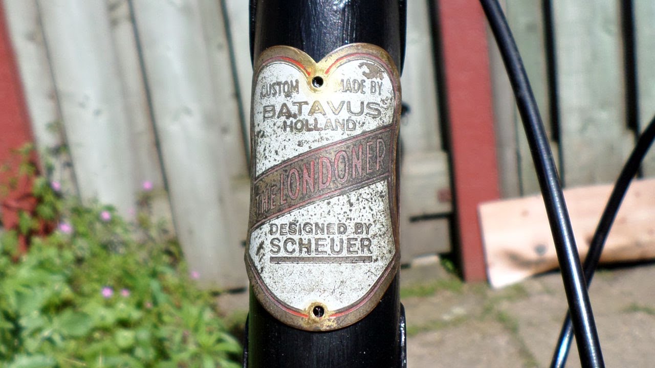 Restoration old Batavus bicycle "The Londoner / Designed by Scheuer ...