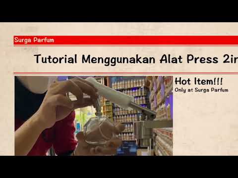 Tutorial Alat Press 2in1 || Cara Menggunakan Alat Press Botol Parfum. #surgaparfum #parfumrefill