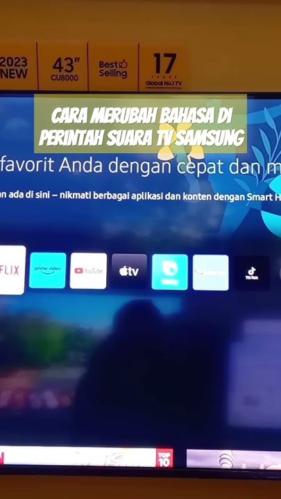 cara merubah bahasa di perintah suara tv samsung ️|| #samsungsmarttv #samsungindonesia # ...