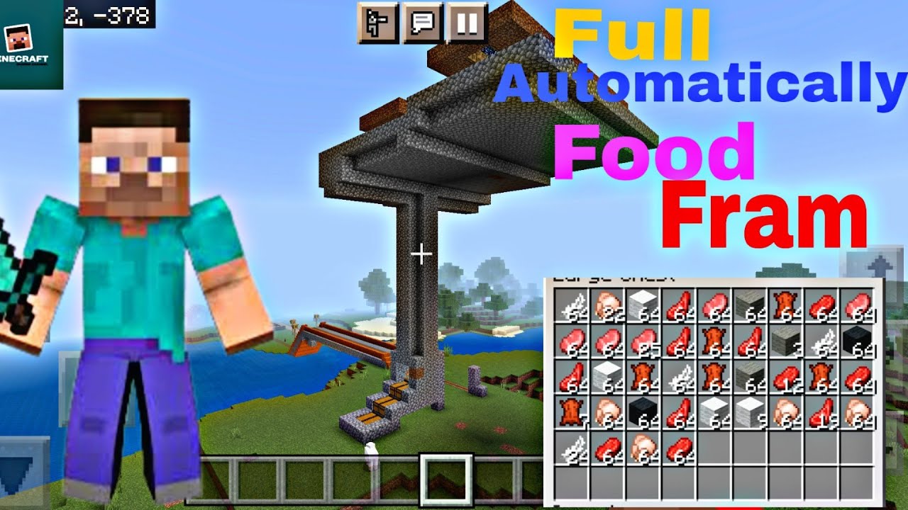 Minecraft food fram 1.19! Minecraft 100 in hardcore - YouTube