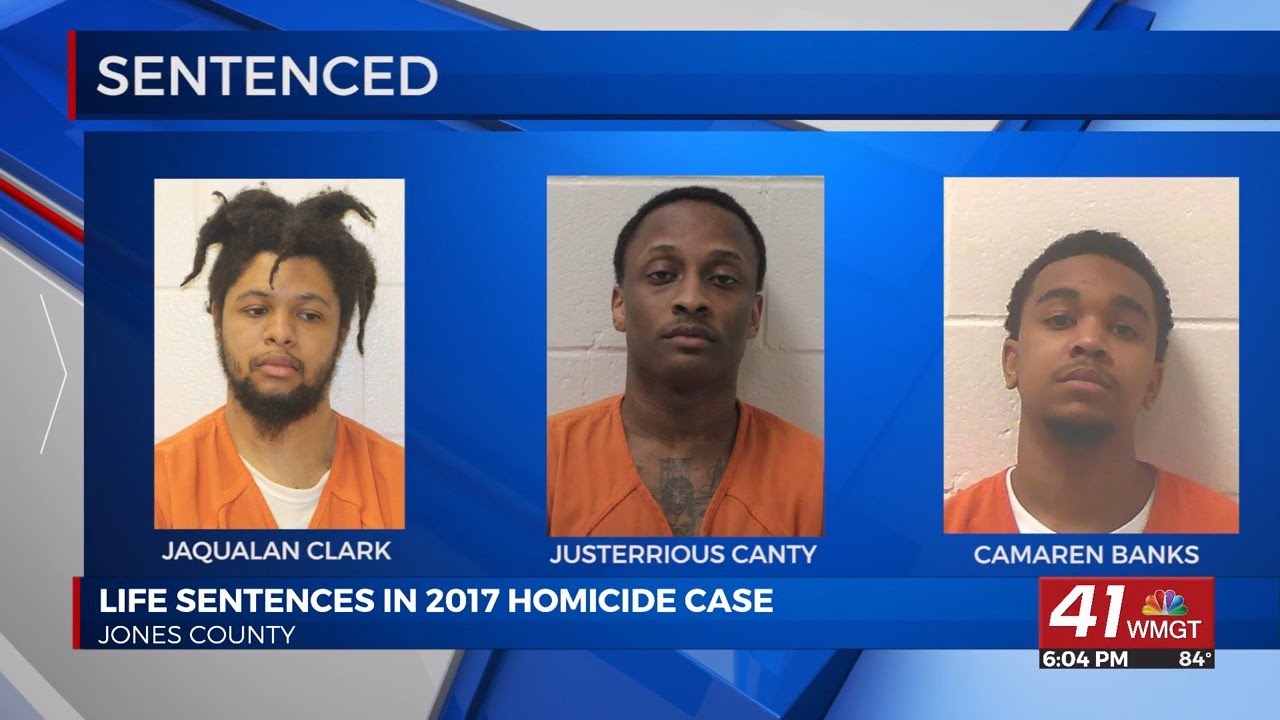 JONES COUNTY: 3 convicted and sentenced for 2017 murder case - YouTube