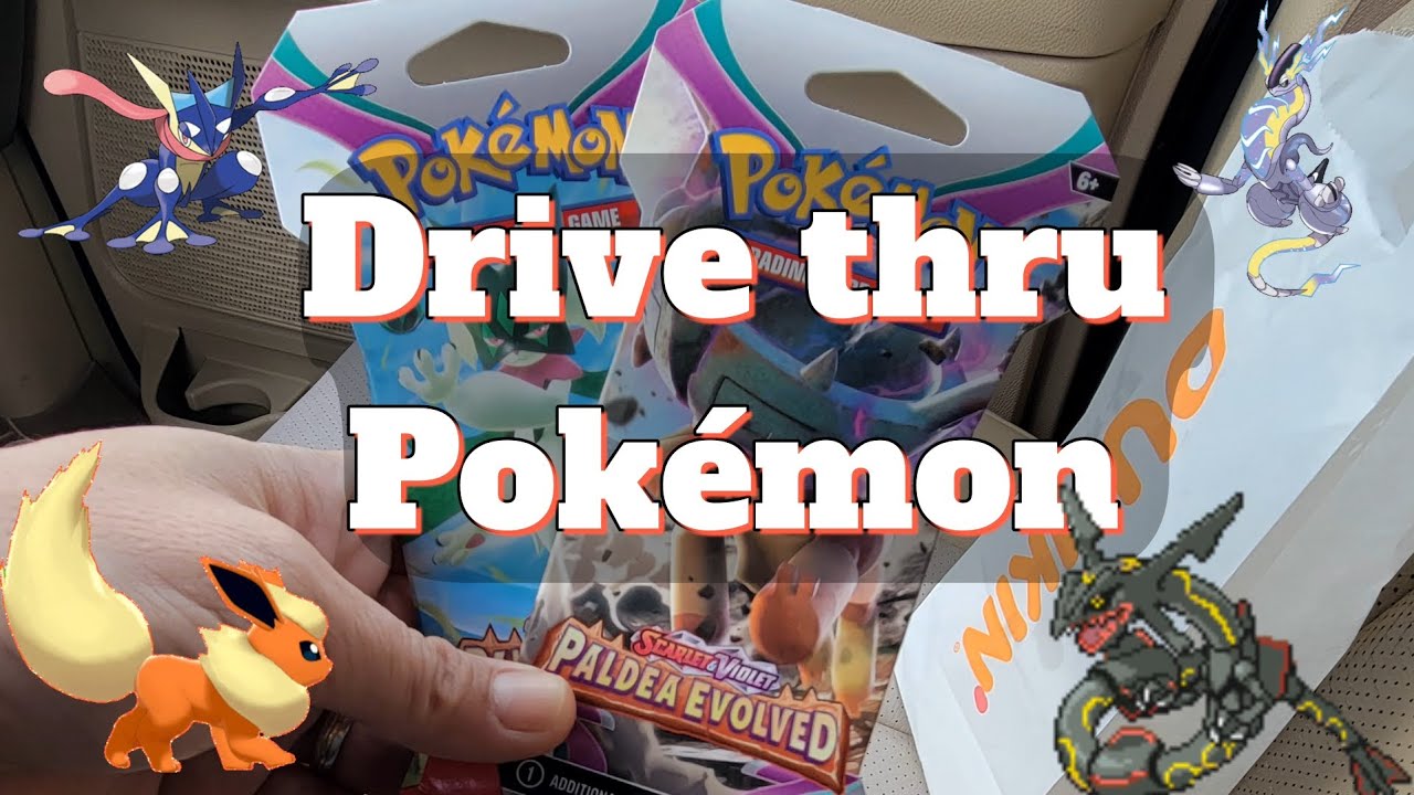 Untitled Drive-Thru Pokémon Card Haul! Paldea Evolved Packs ...