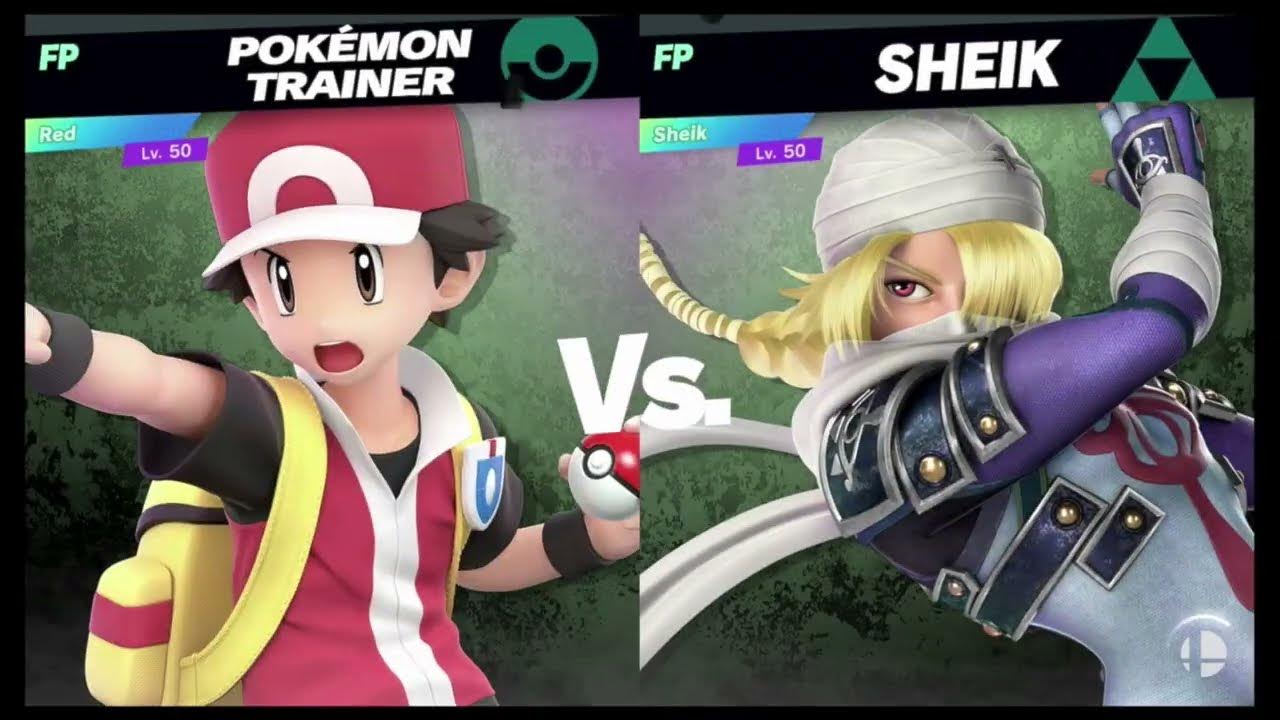 Super Smash Bros Ultimate Amiibo Fights – Red vs the World #16 Red vs Sheik - YouTube