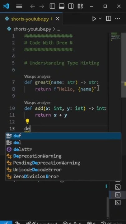 Type Hinting In Python Python Coding Programming Youtube